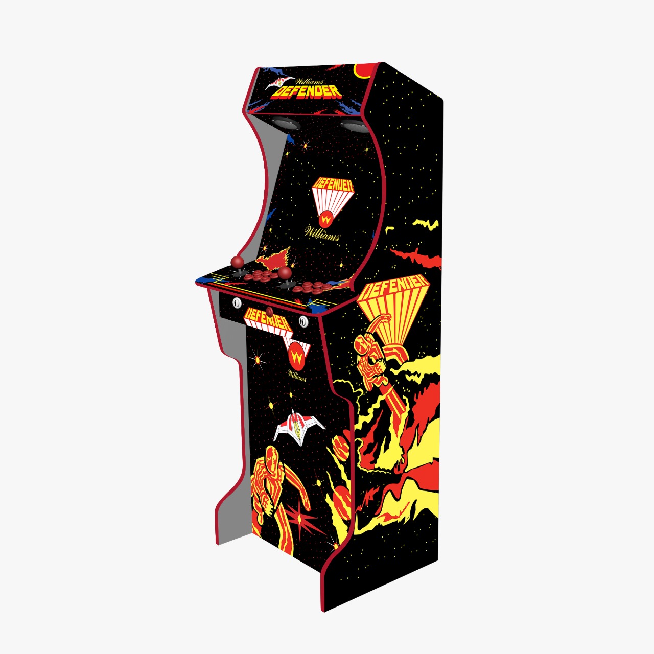 AG Elite 2 Player Arcade Machine - Defender - Top Spec - Arcade Geeks